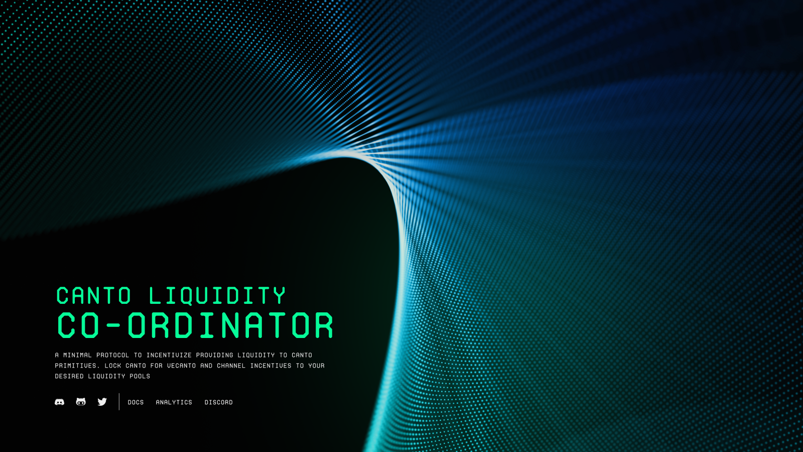 Canto Liquidity Coordinator